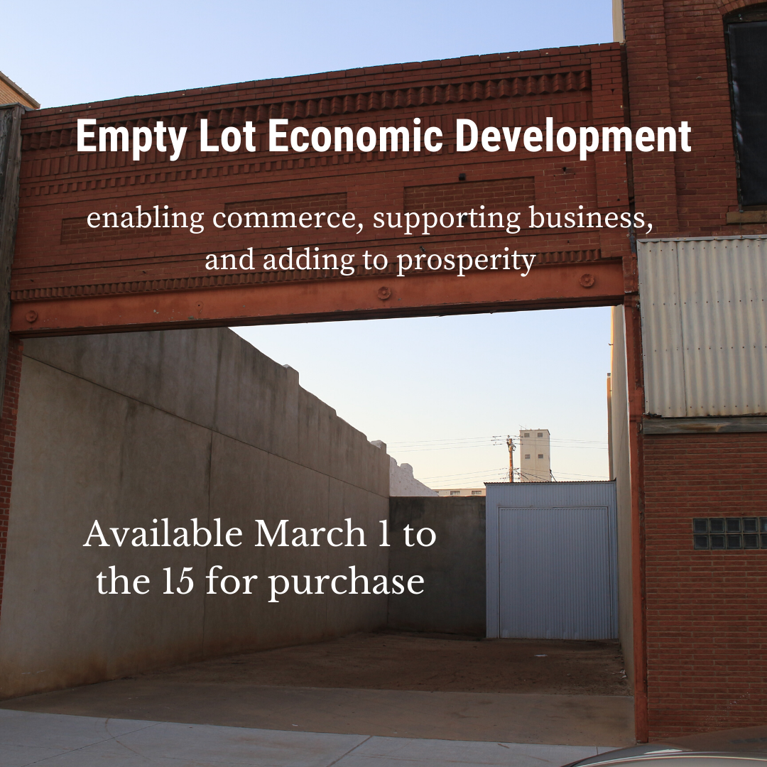 Empty Lot Economic Development – SaveYour.Town